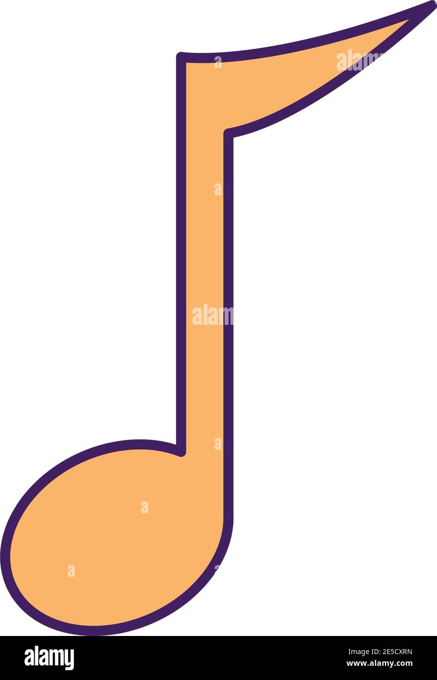 music note over a white background Stock Vector Image & Art - Alamy
