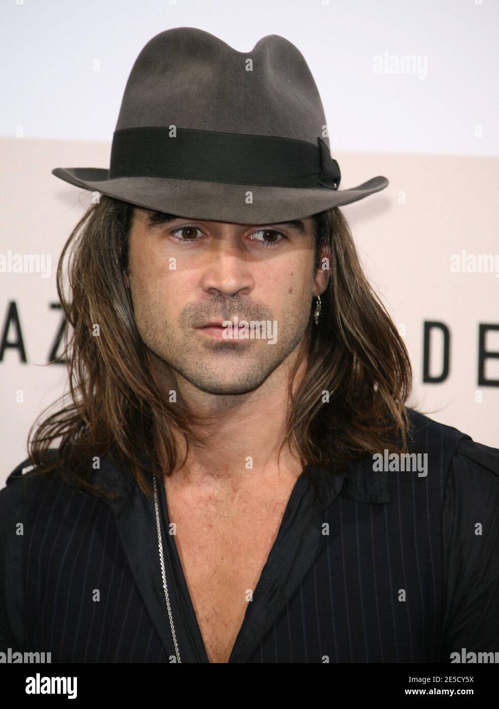 US Actor Colin Farrell poses during the photocall of 'Pride and Glory ...