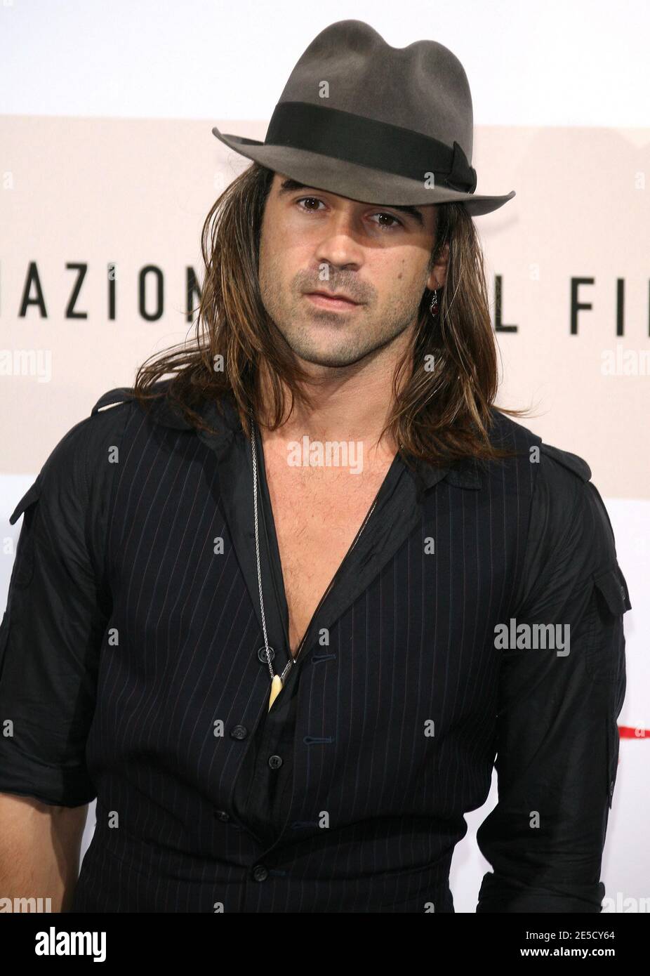 US Actor Colin Farrell poses during the photocall of 'Pride and Glory ...