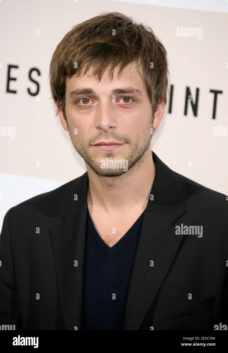 Julien Baumgartner poses during the photocall of 'Le plaisir de chanter ...