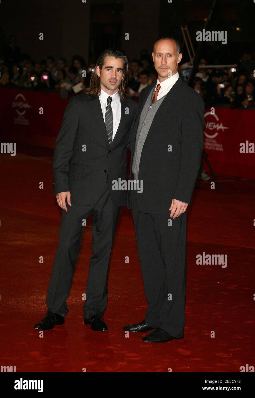 Director Gavin o'Connor and Colin Farrell arriving on the red carpet ...