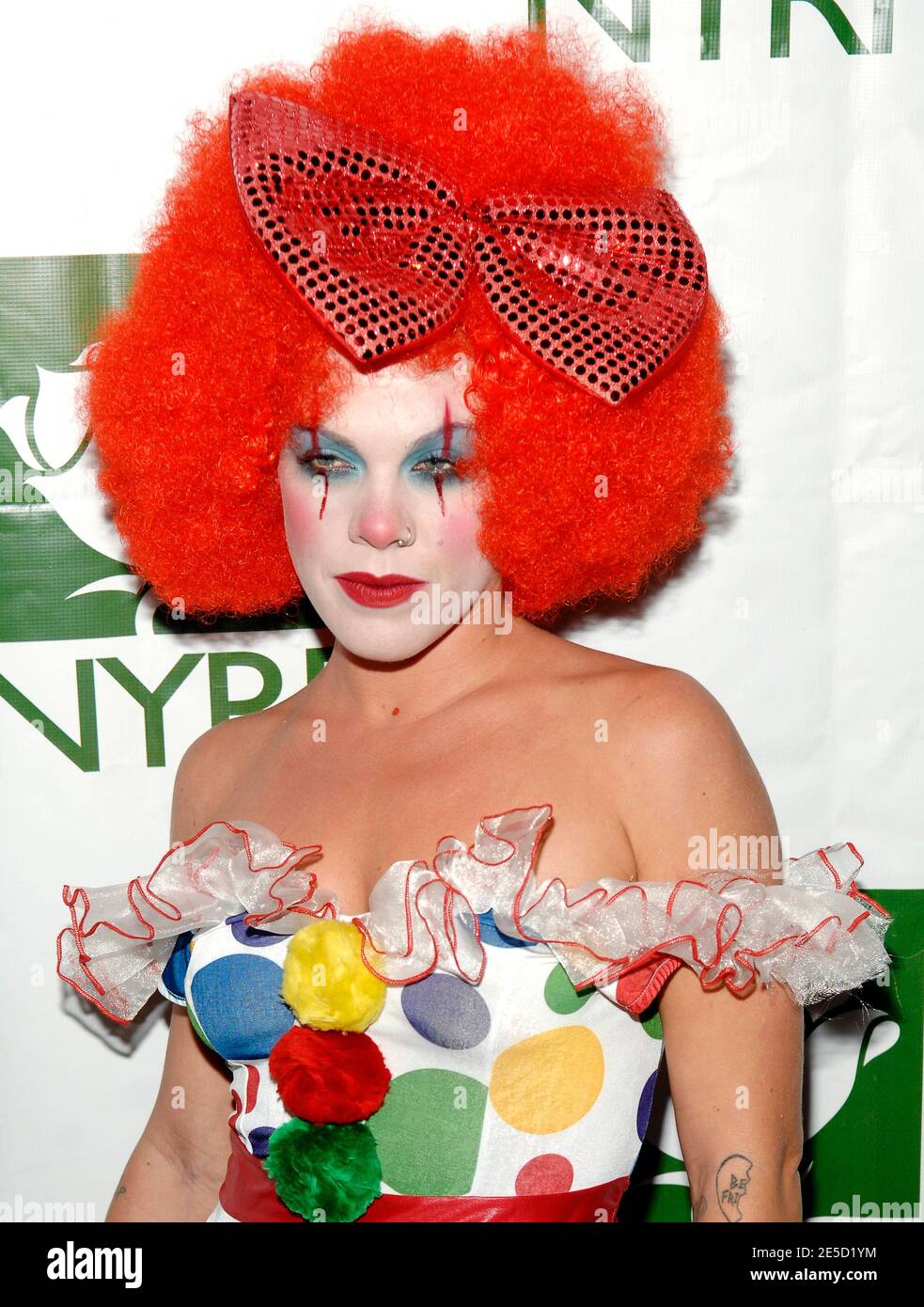 Singer Pink attending the Restoration Project's Annual 'Hulaween' Gala ...