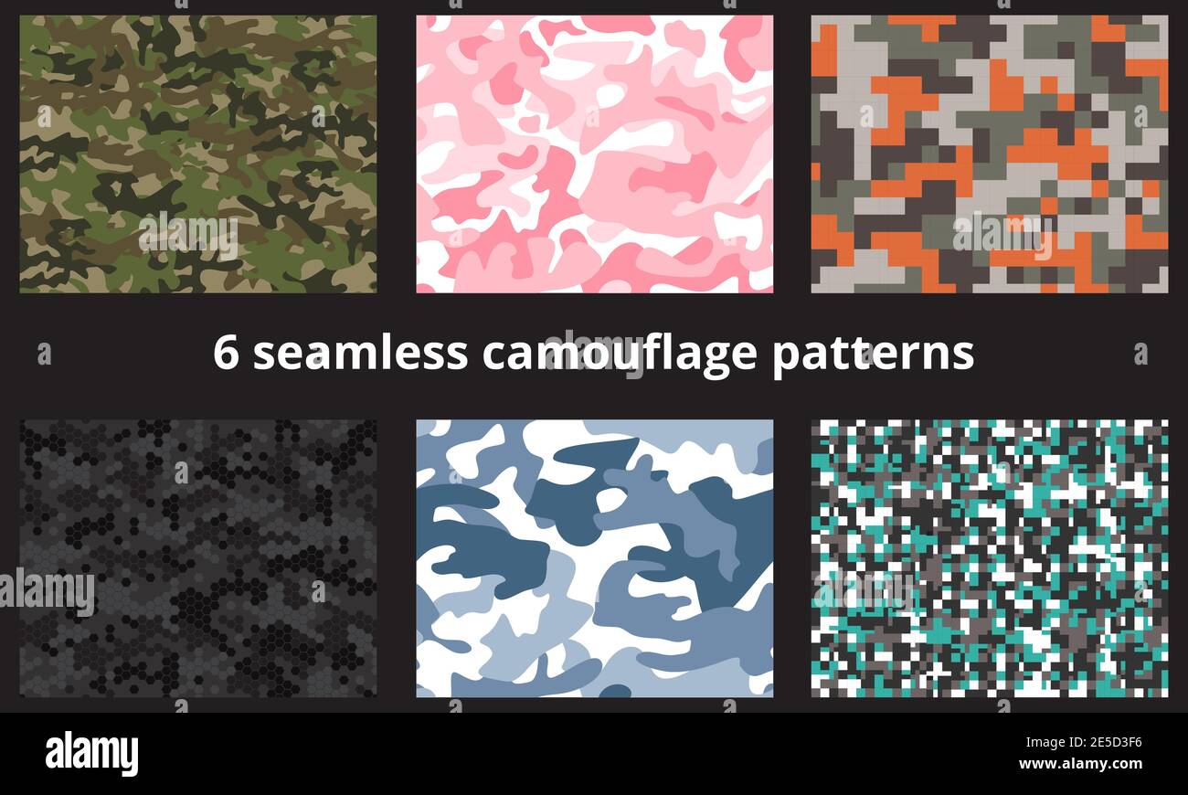 Desert camouflage patterns Stock Vector Images - Alamy