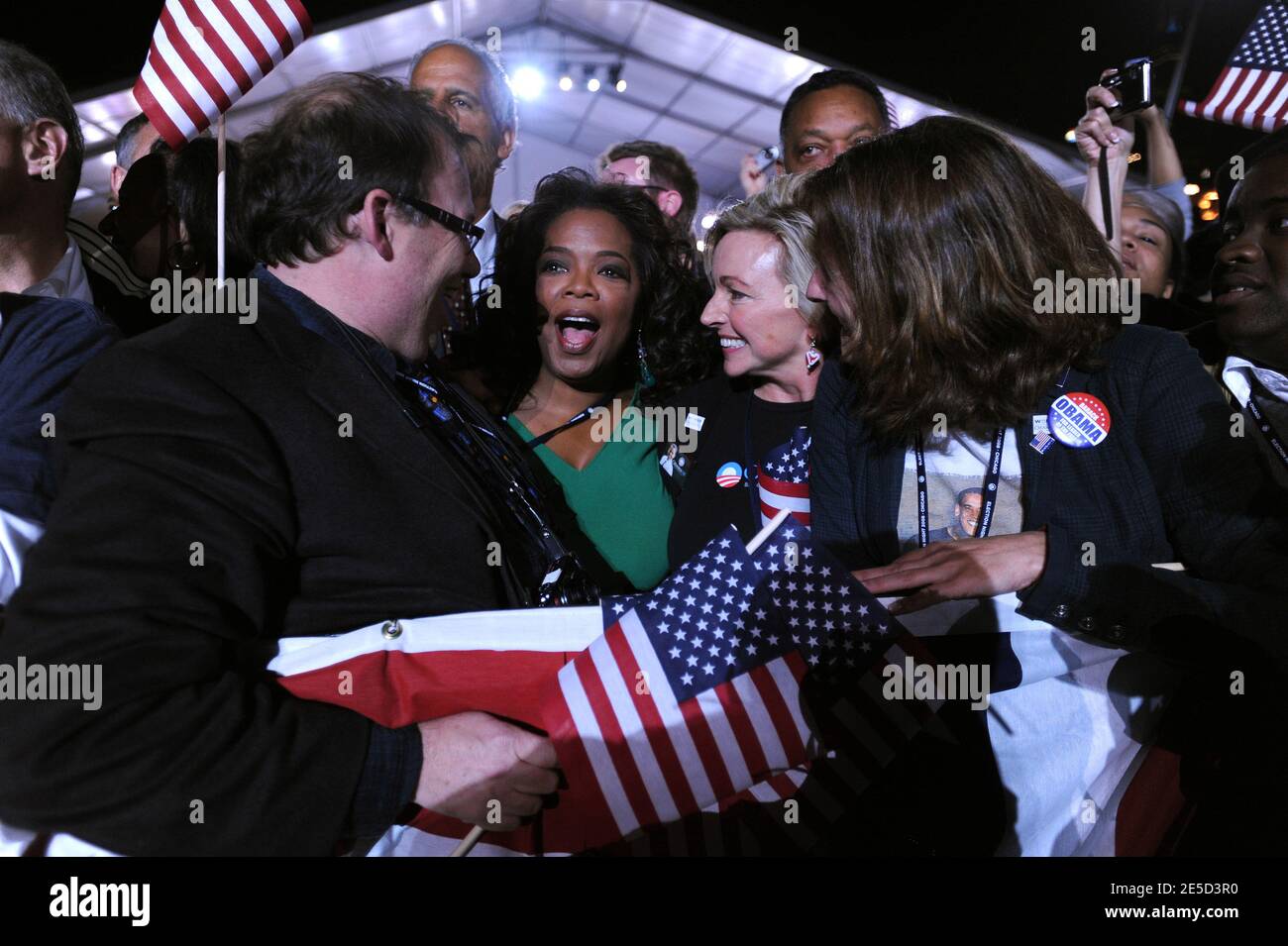 Talk show host Oprah Winfrey attends the Barack Obama Election Night ...