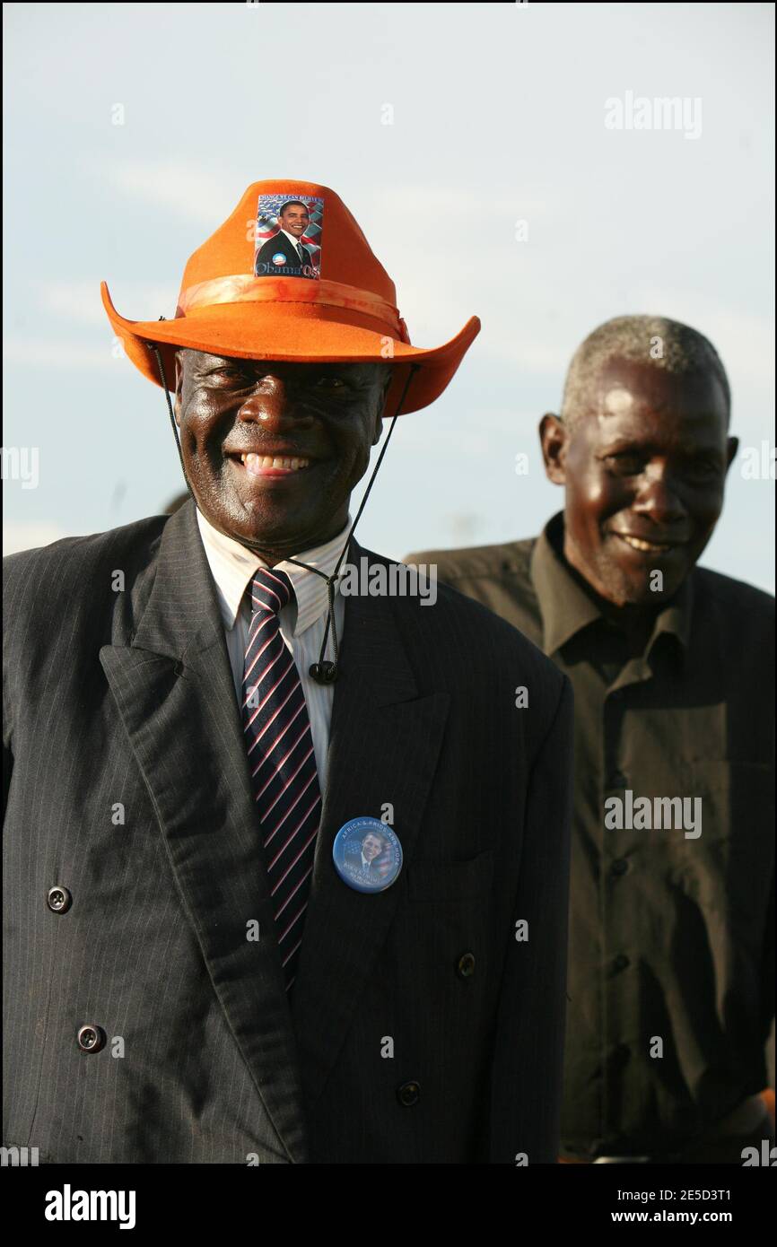 Paul Francis Oruo, leader of Luos community in Kogelo, the village of ...