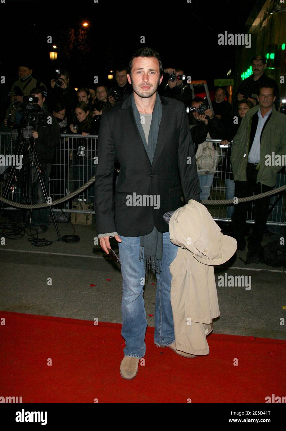 Actor Michael Cohen arriving on the red carpet before the screening of ...