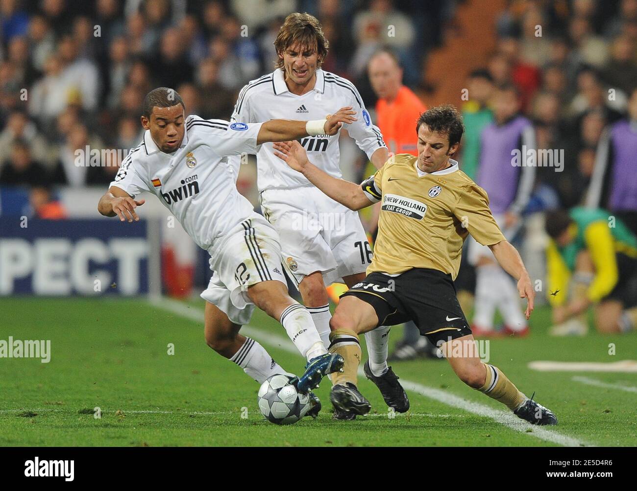 Santiago bernabeu real madrids marcelo hi-res stock photography and ...