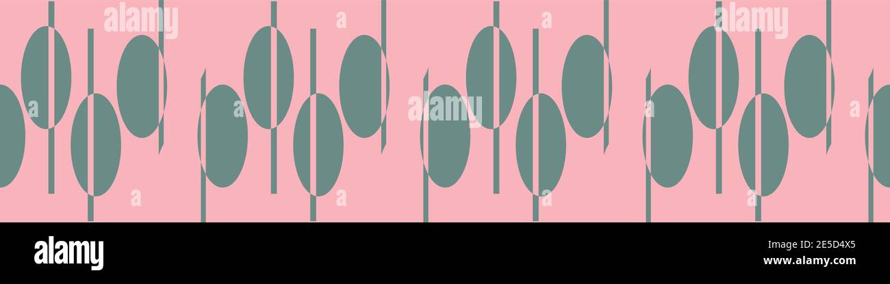 simple geometric abstract vector border print Stock Vector Image & Art ...