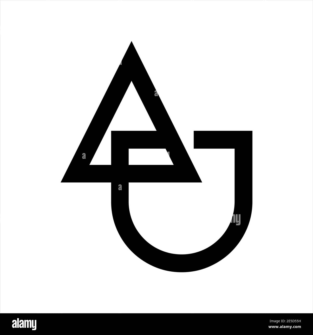 Jua logo design Stock Vector Images - Alamy