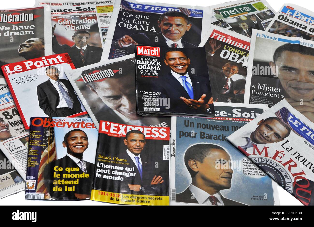 French National newspapers and magazines react to Barack Obama's ...
