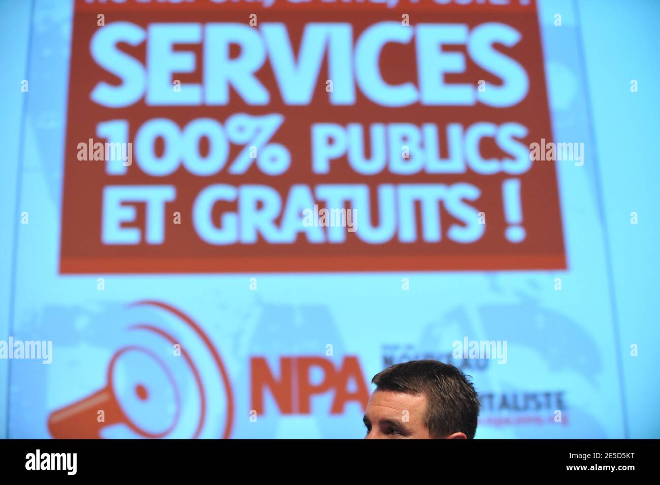 The leader of the Communist Revolutionary League (LCR) Olivier ...