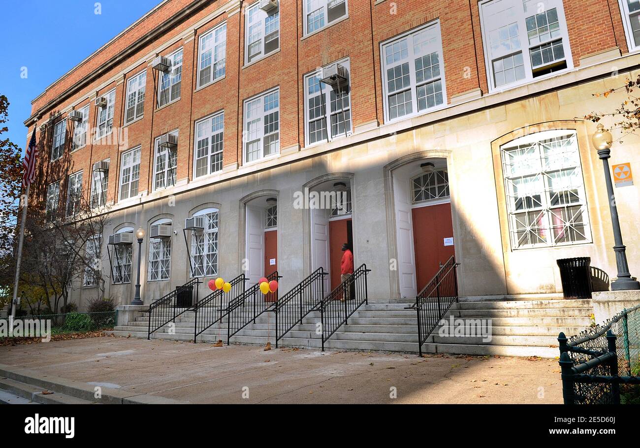 View of Stevens Elementary School and Francis Junior High , the public ...