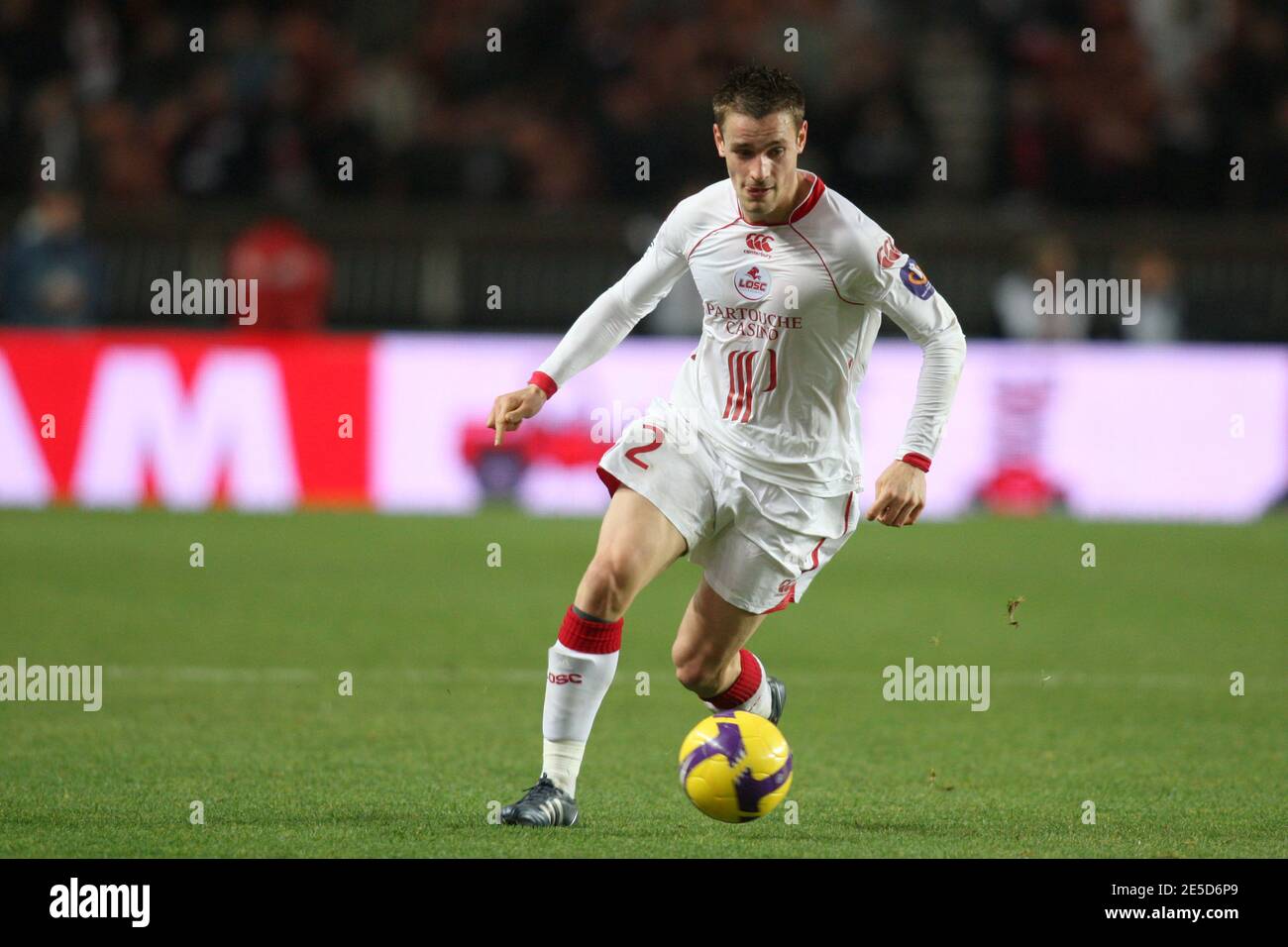 Lille player Mathieu Debuchy during the French First League Soccer ...
