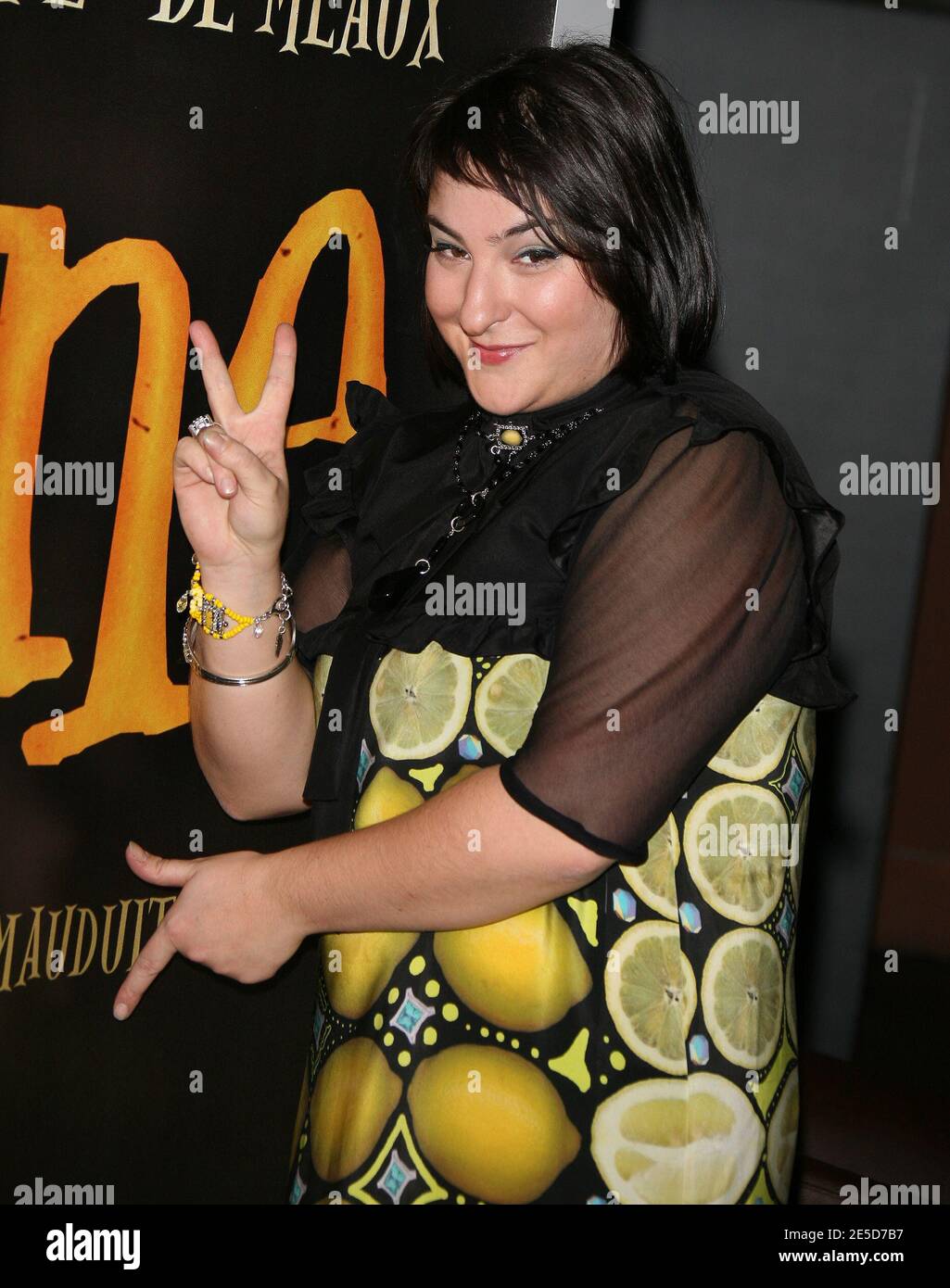 Actress Marilou Berry arriving at the premiere of 'Vilaine' held at the ...