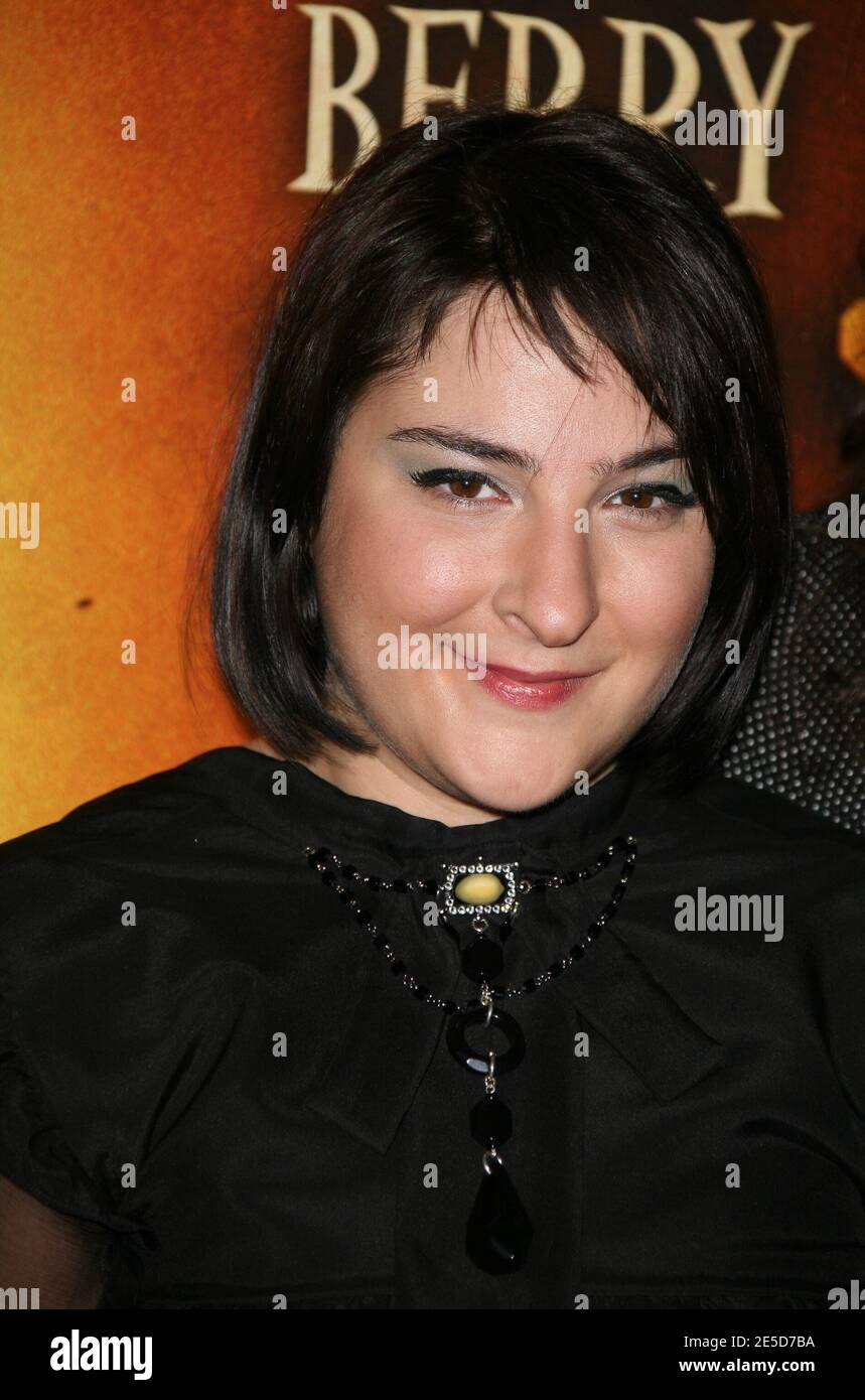 Actress Marilou Berry arriving at the premiere of 'Vilaine' held at the ...