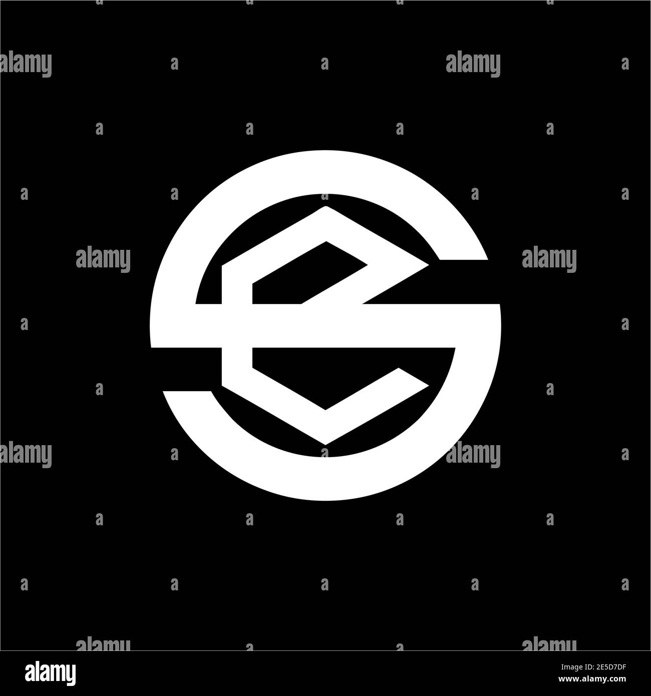 Letter seg logo Black and White Stock Photos & Images - Alamy