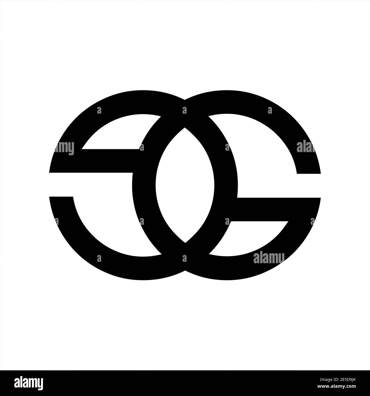 Goe logo design Black and White Stock Photos & Images - Alamy