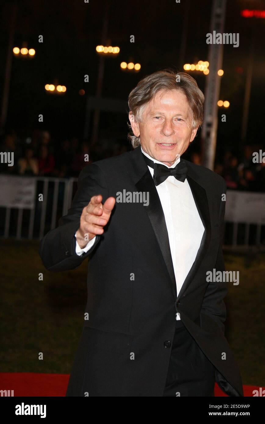 Director Roman Polanski arriving on the red carpet during the opening ...