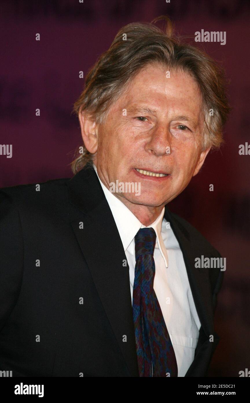 Director Roman Polanski arriving on the red carpet before the screening ...