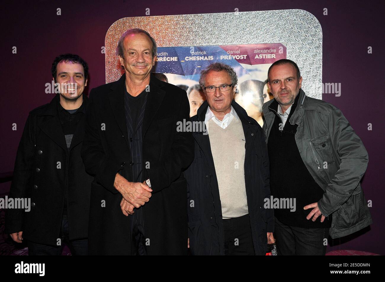 Alexandre Astier, Patrick Chesnay, Daniel Prevost and director Didier ...