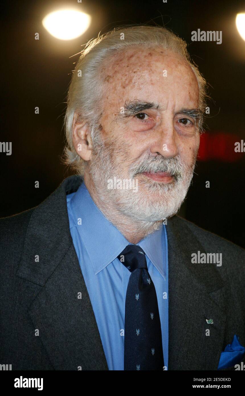 Christopher Lee And Actor High Resolution Stock Photography and Images ...