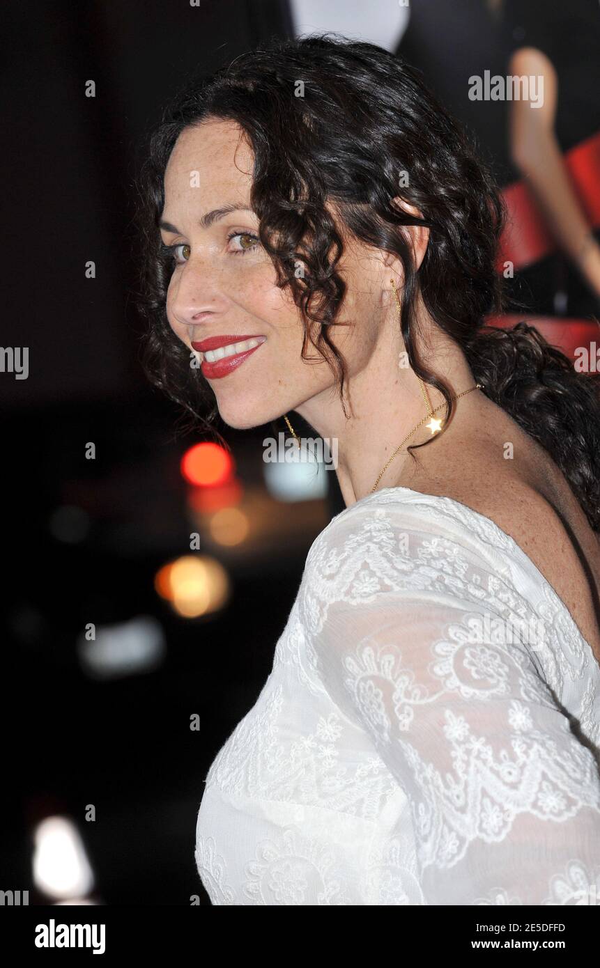Minnie Driver attending the premiere of Warner Bros Four Christmases ...