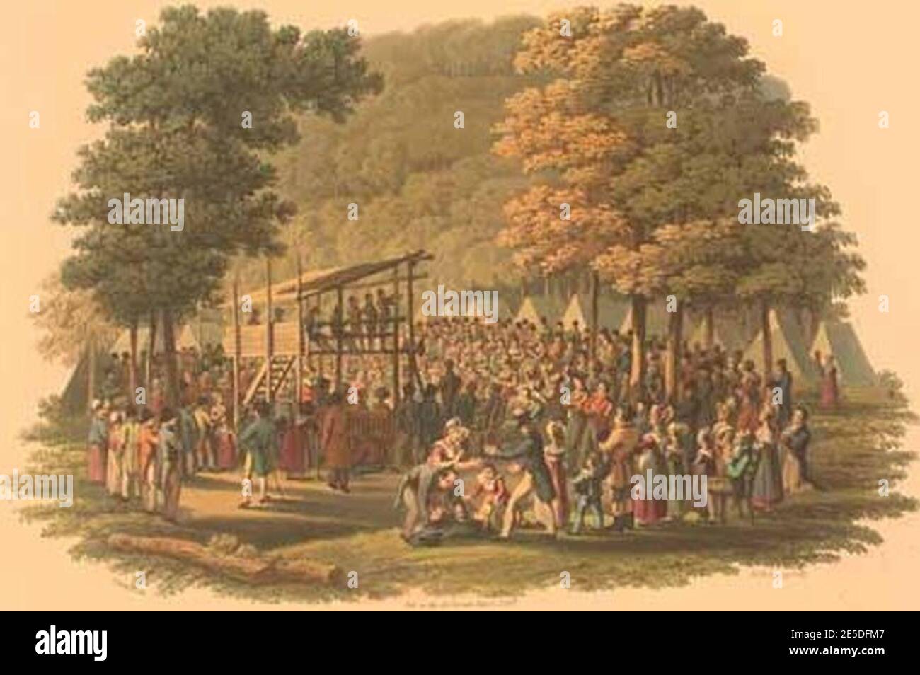 Methodist camp meeting hi-res stock photography and images - Alamy