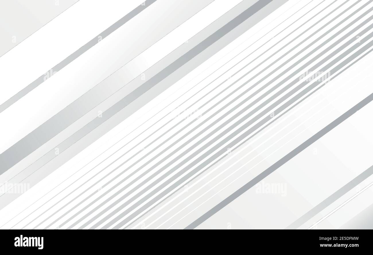 White vector panoramic background with wavy lines and shadows Stock ...