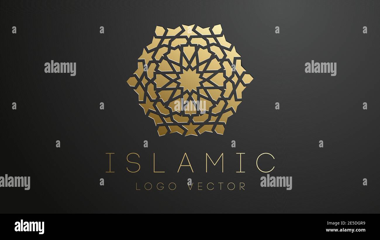 Islamic star gold pattern hi-res stock photography and images - Alamy
