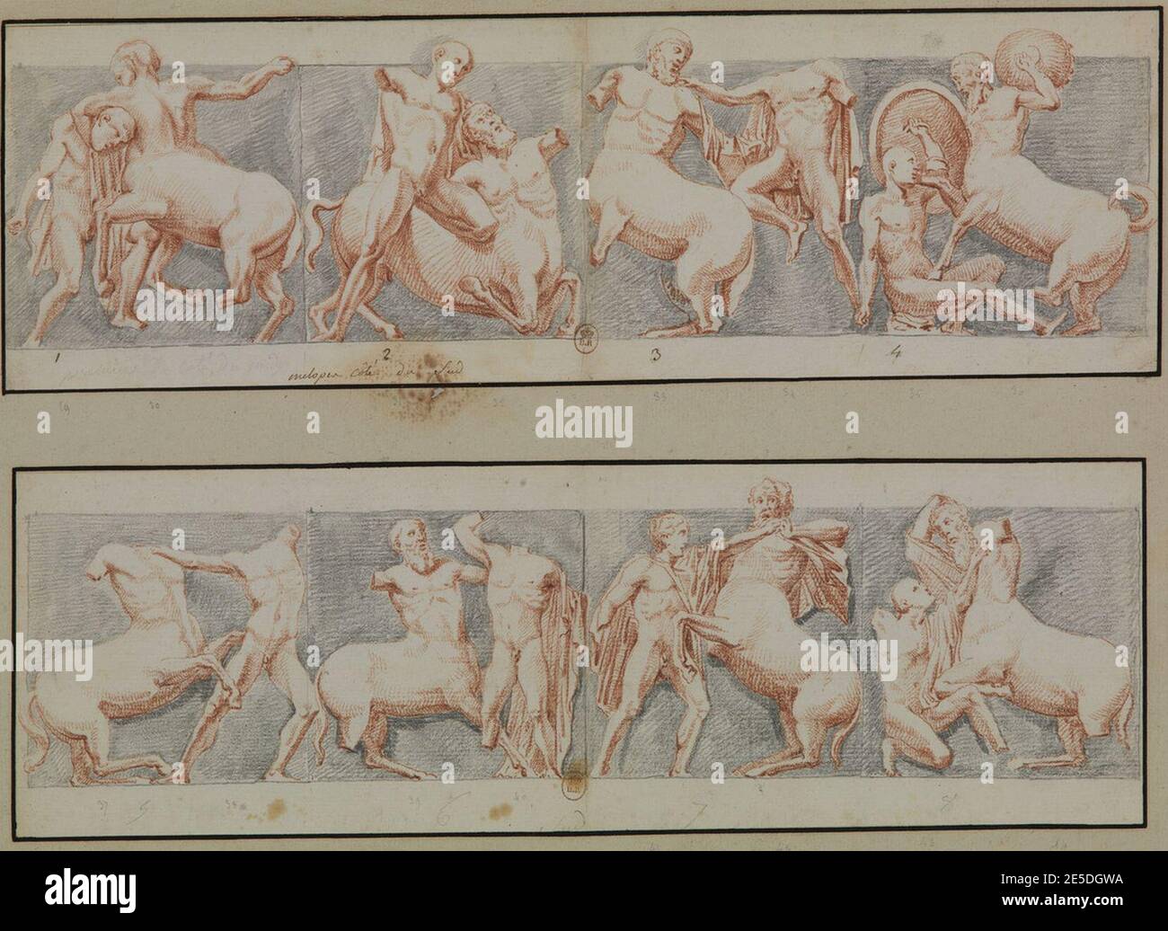 Metopes south 1-8 Stock Photo - Alamy