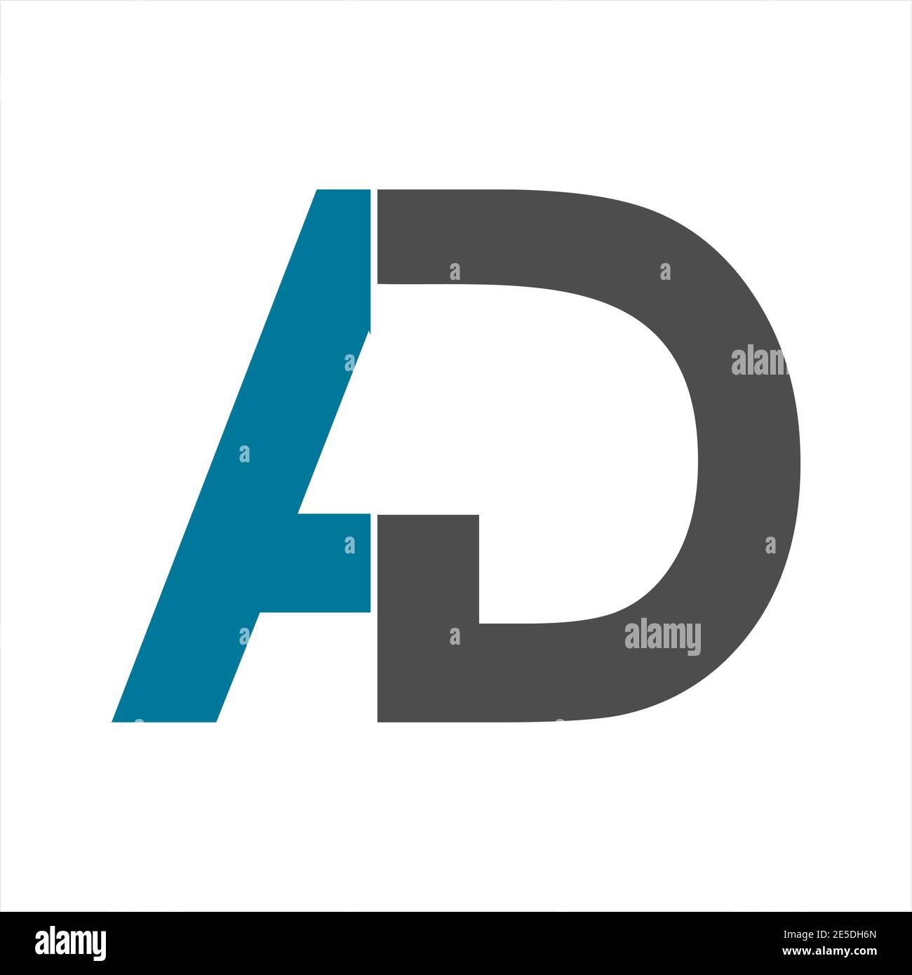 AD initials geometric letter company logo and icon Stock Vector Image ...