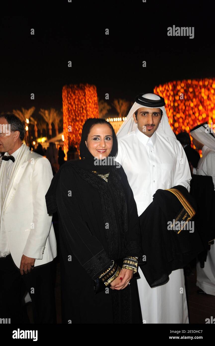 Qatar's Princess Sheikha Mayassa Bint Hamad Al Thani and her husband ...