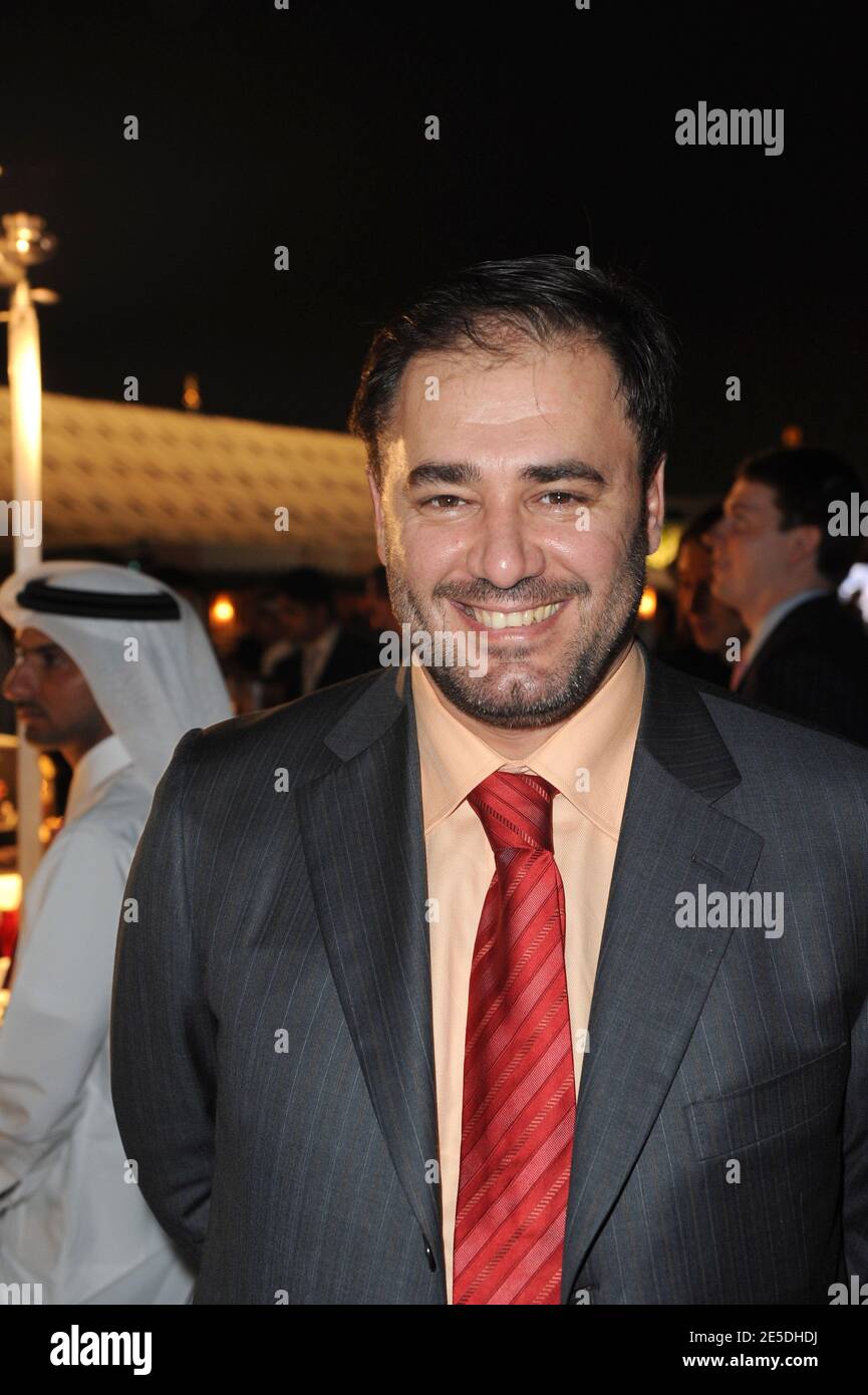 Al-Jazeera TV network president Waddah Khanfar poses during the ...