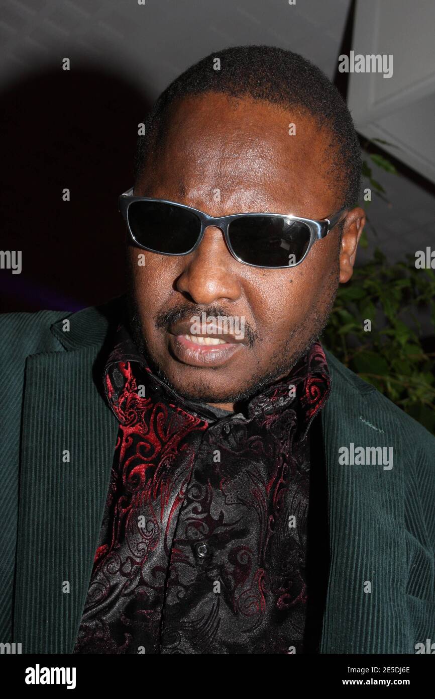 African singer Amadou attending the diner to benefit 'Cercle de Salambo ...