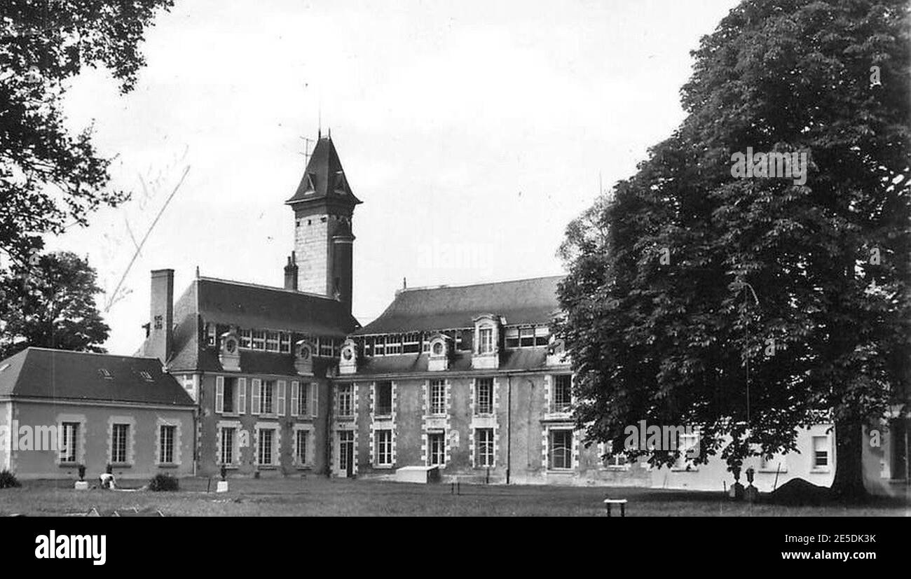 Mettray - Château des Grandes Brosses Stock Photo - Alamy
