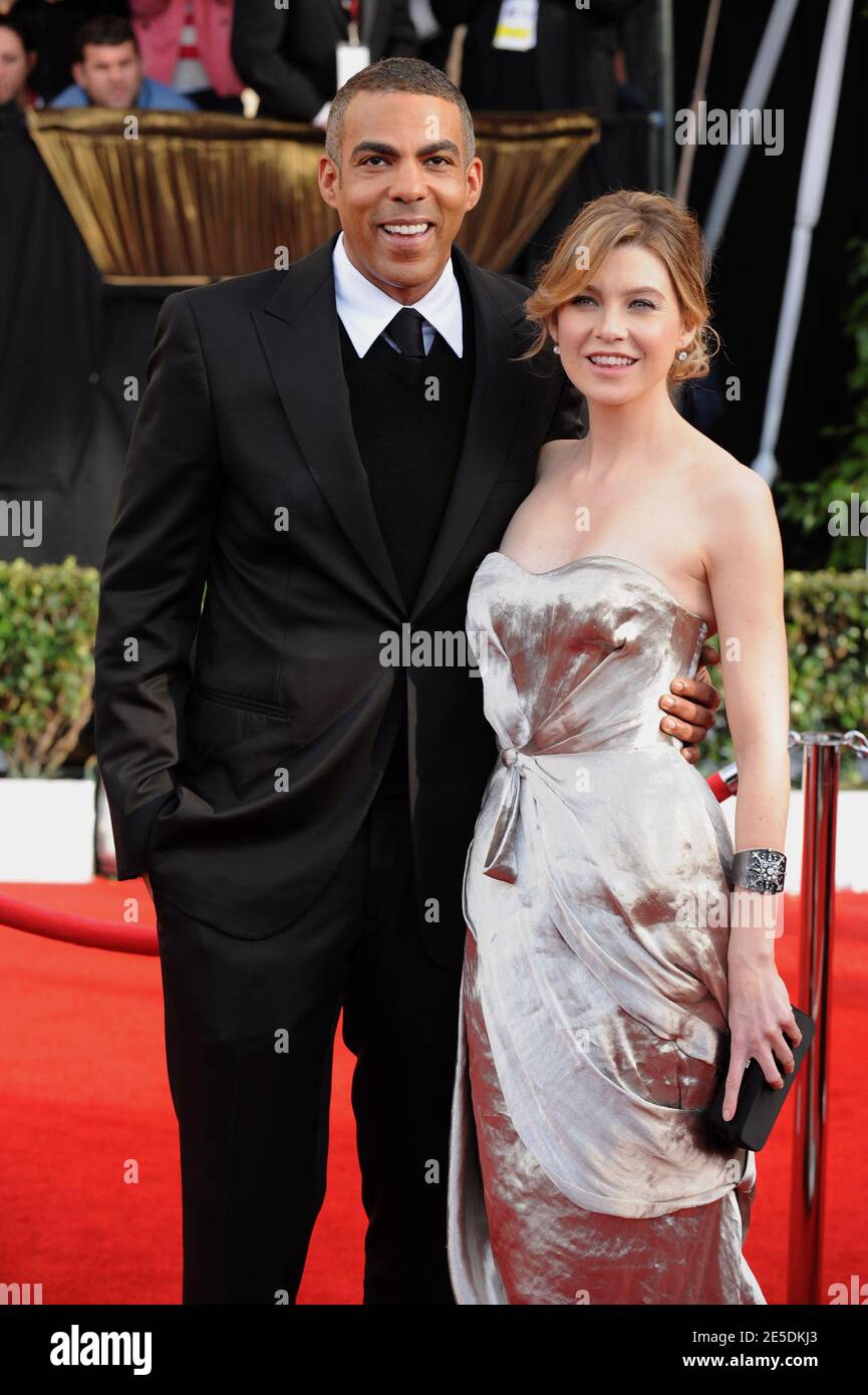 Chris Ivery and wife Ellen Pompeo attend the 14th Annual Screen Actors ...