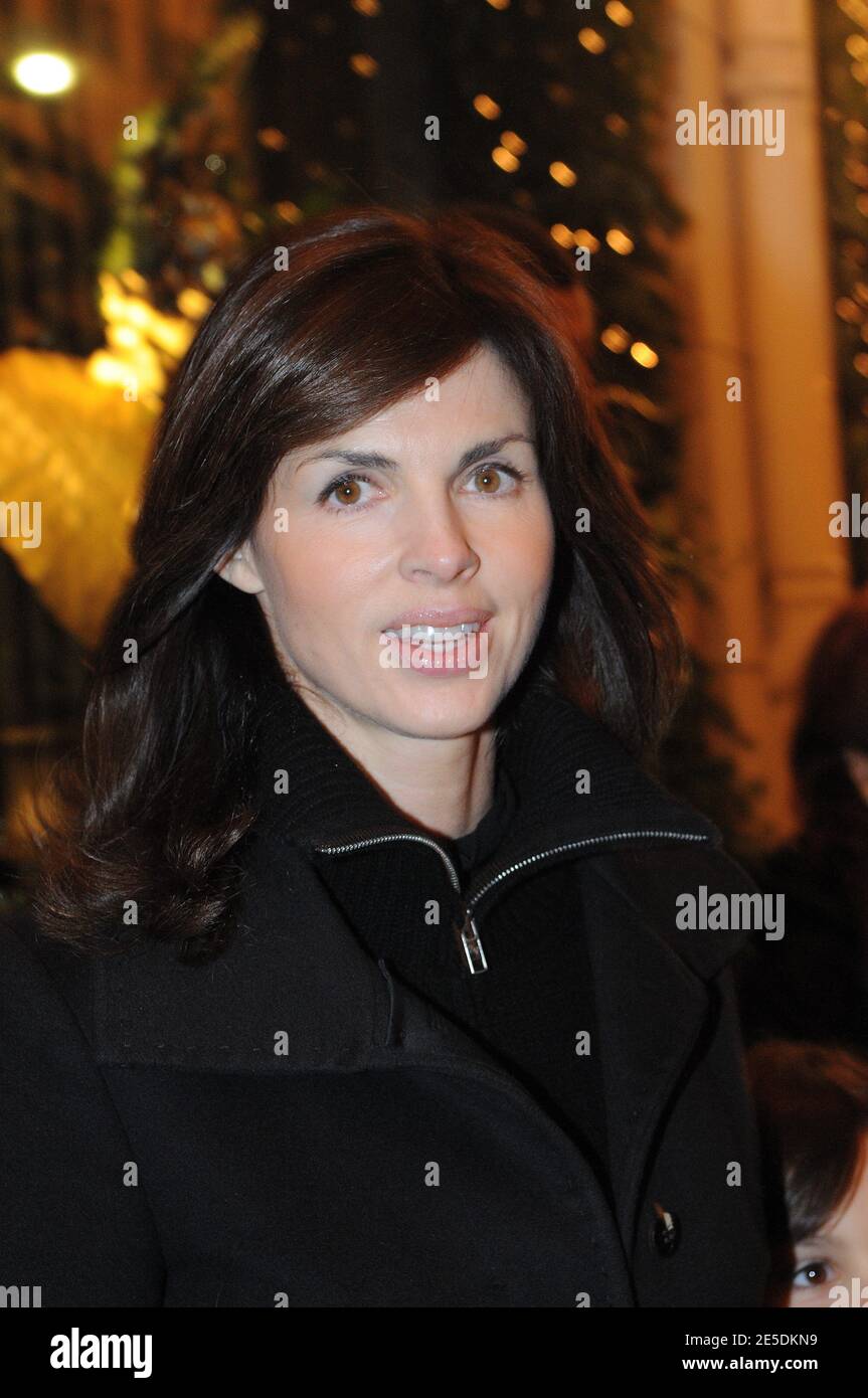 Caroline Barclay attends the 'switch on' ceremony of Christmas lights ...