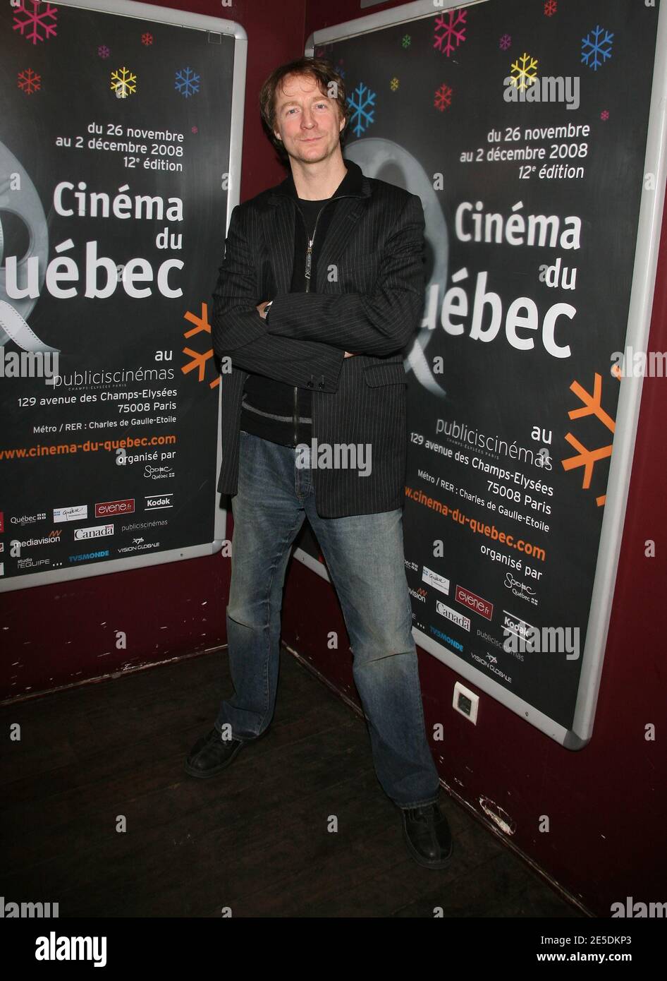 Director Benoit Pilon arriving on 'Cinema du Quebec' before his ...
