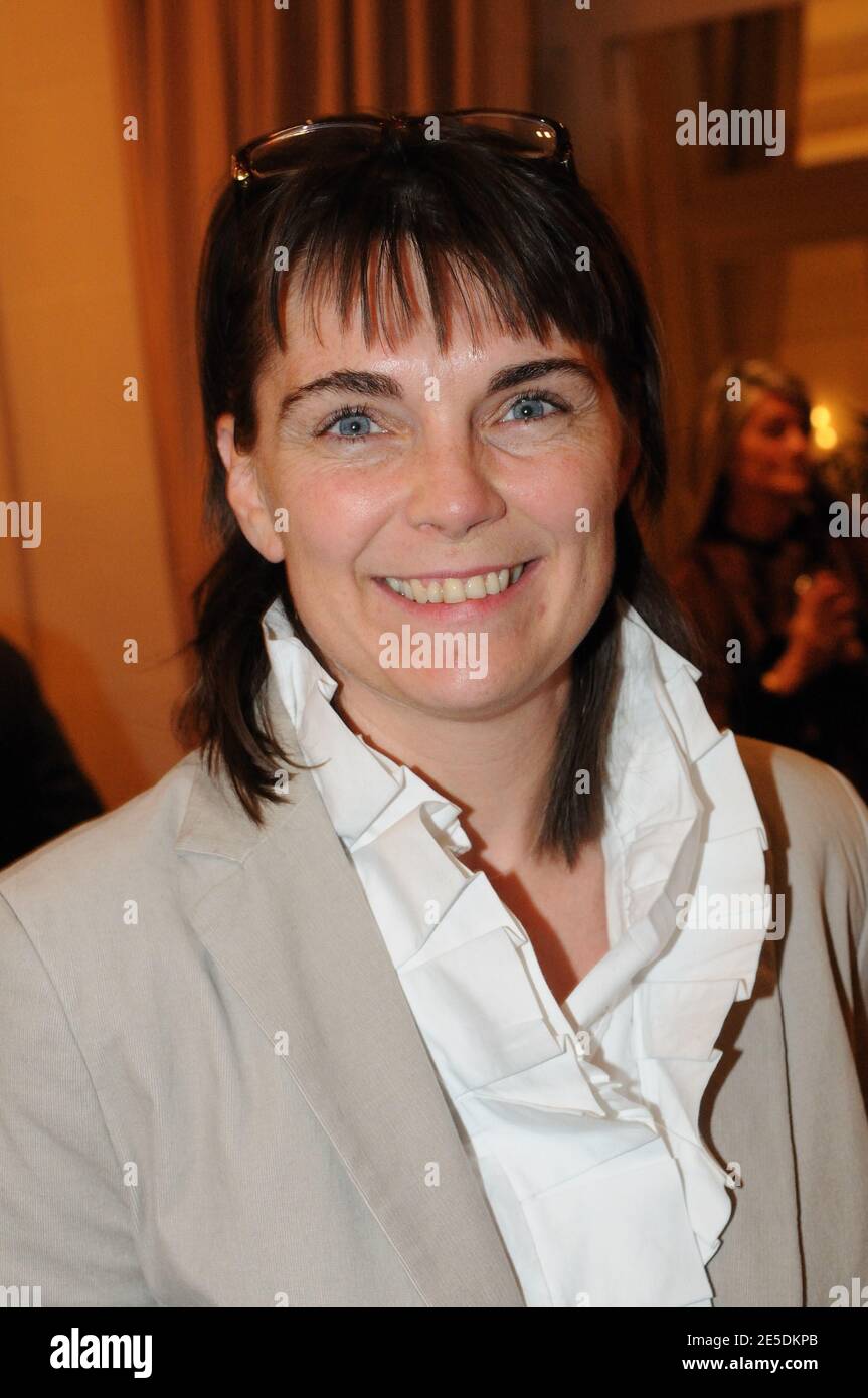 Judoka champion Marie-Claire Restoux attends the 'switch on' ceremony ...