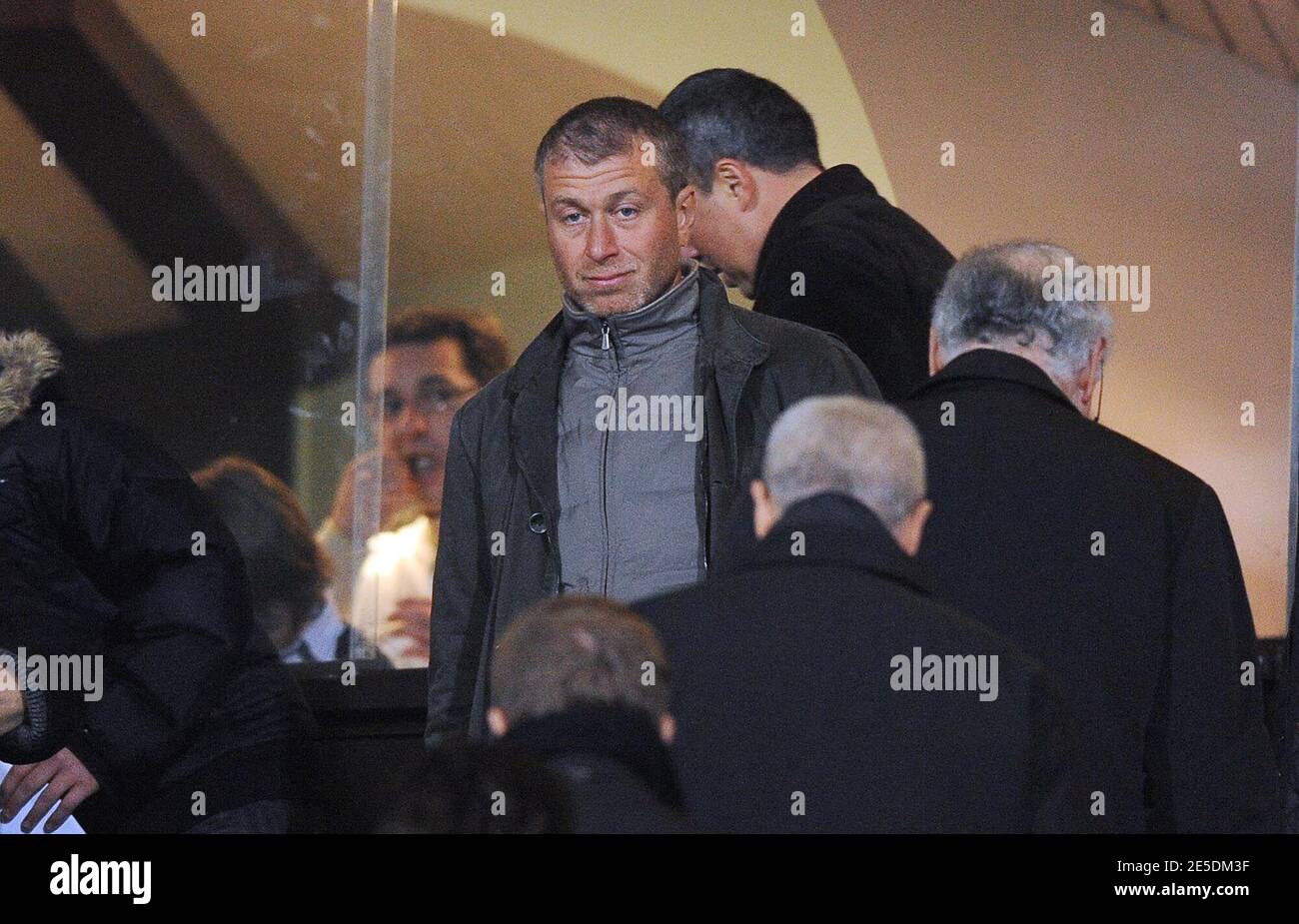 Roman Abramovich the owner of Chelsea during the Champions League ...