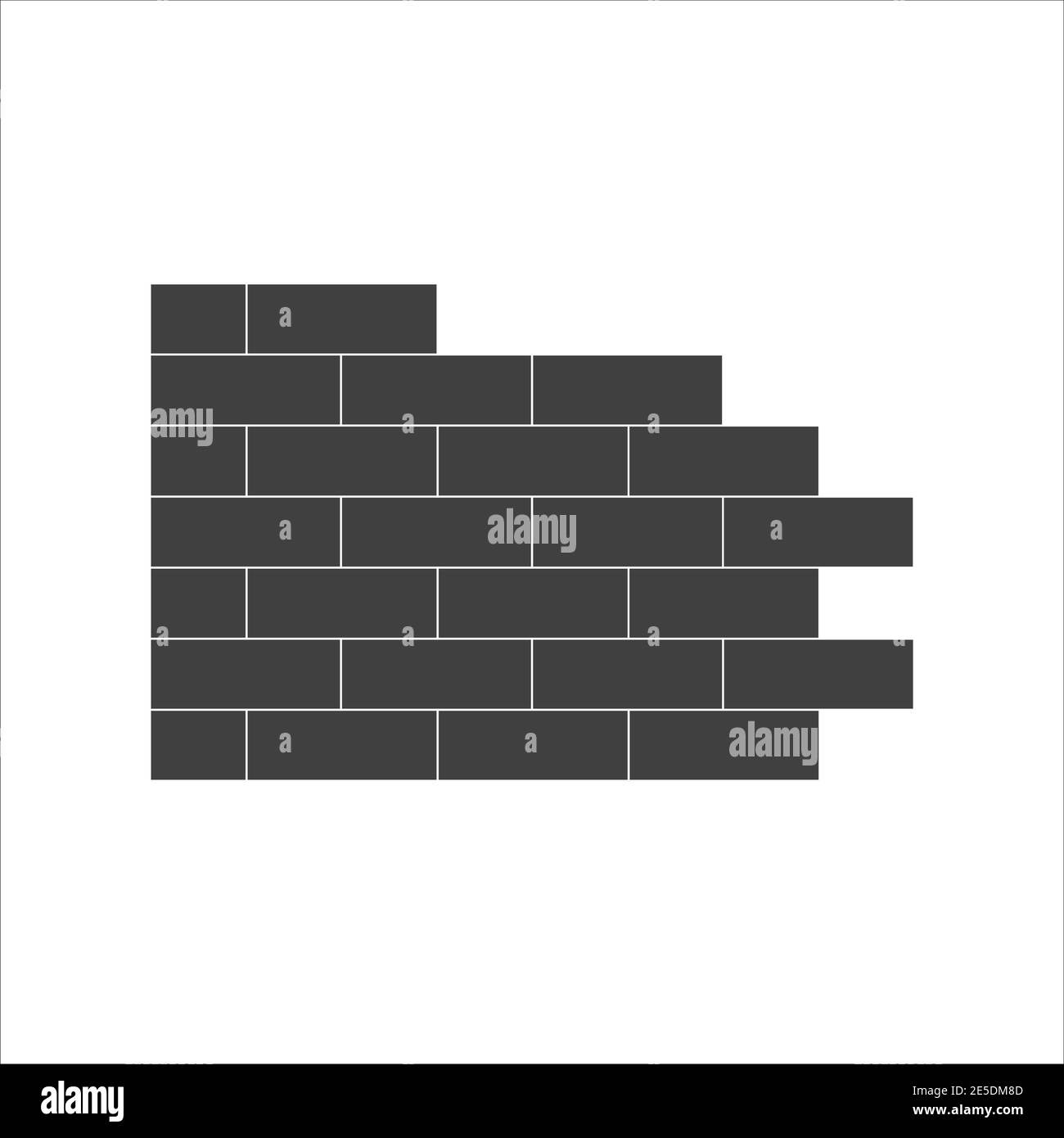 Fortress wall texture Stock Vector Images - Alamy