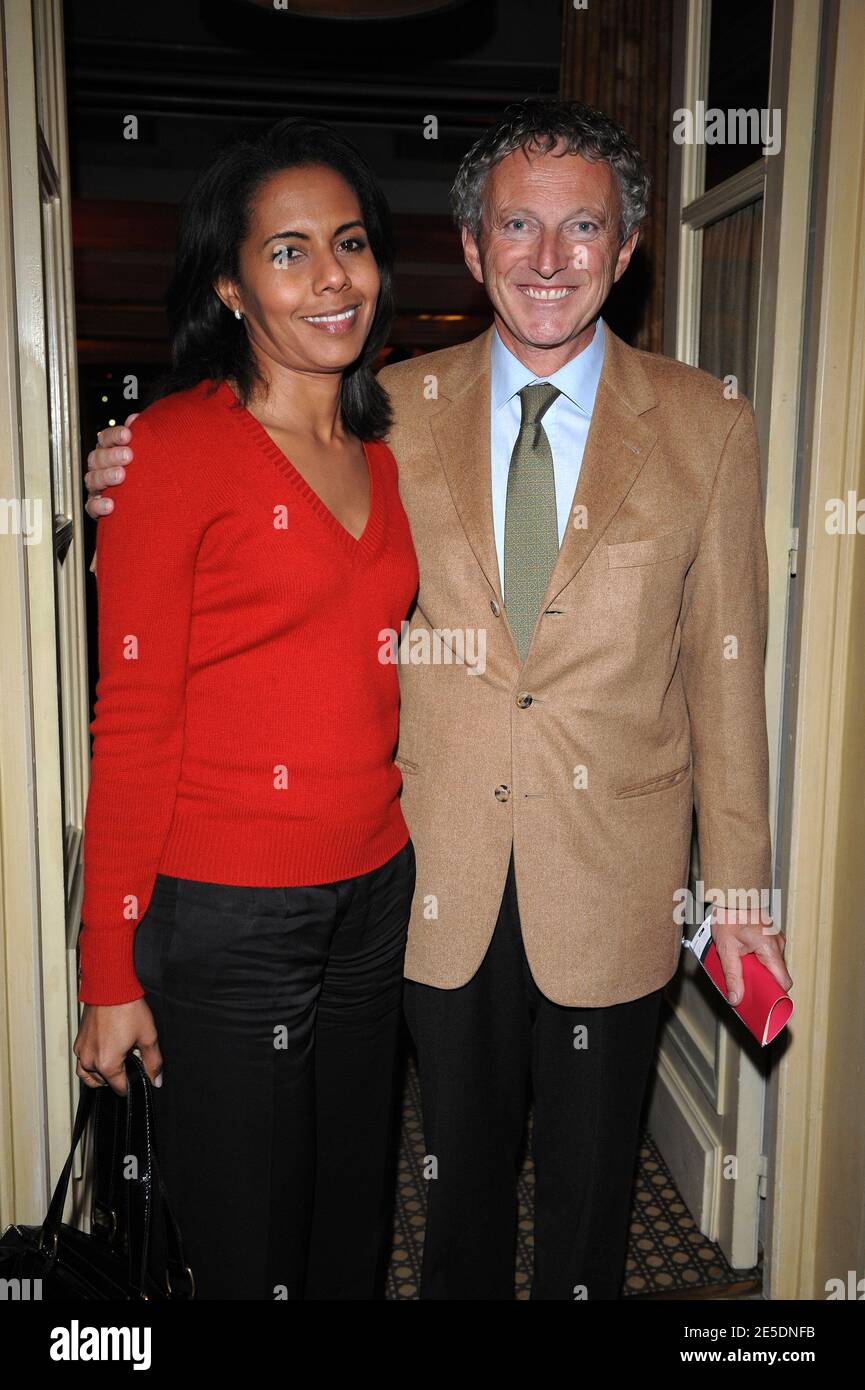 Audrey Pulvar and Nelson Montfort attending the 'Dessine-moi un mouton ...