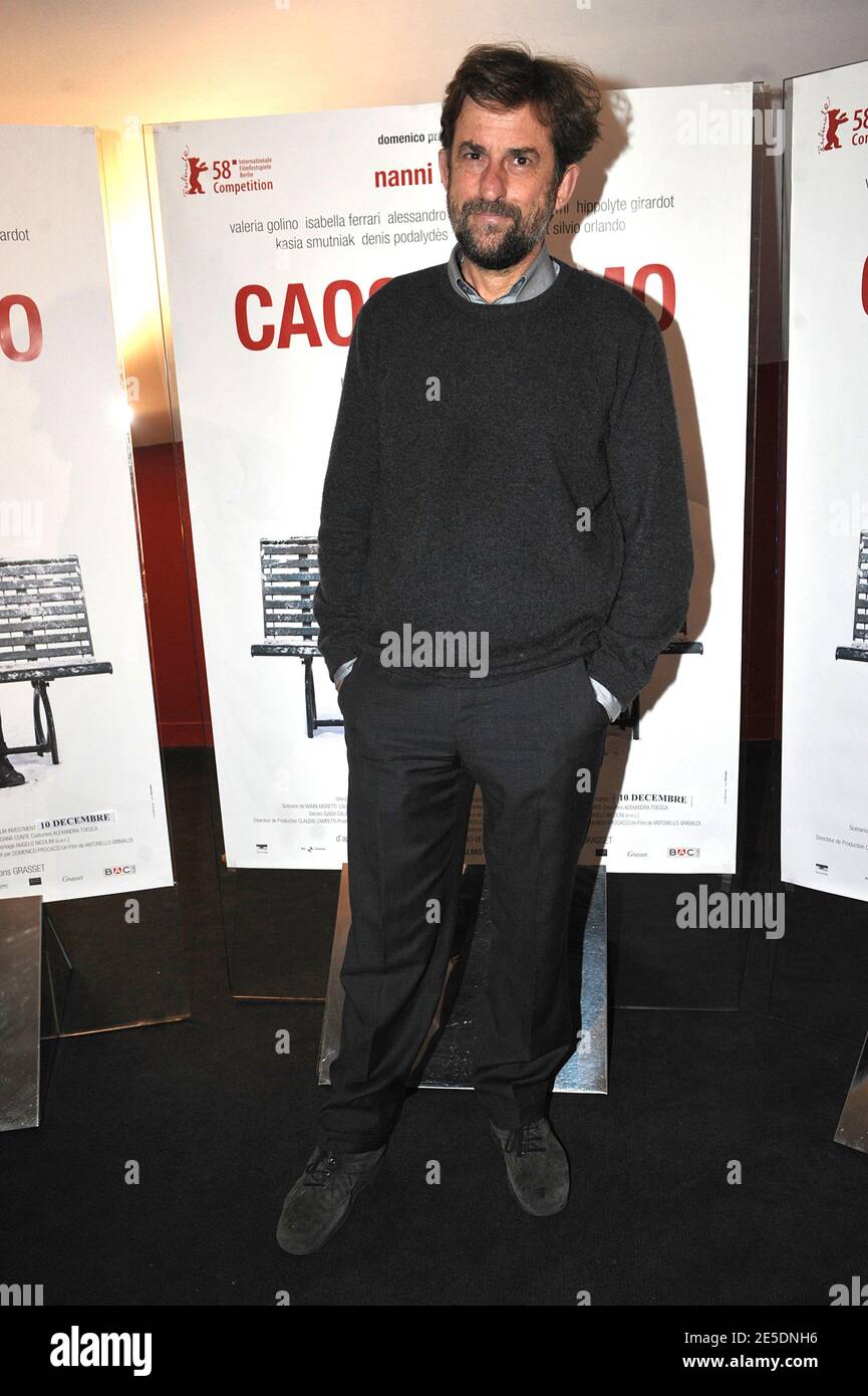 Actor Nanni Moretti attending the premiere of 'Caos Calmo' directed by ...