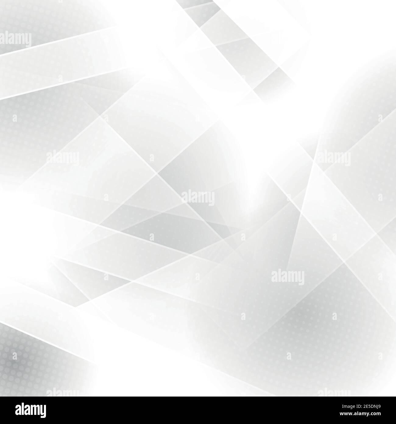 White vector panoramic background with wavy lines and shadows Stock ...