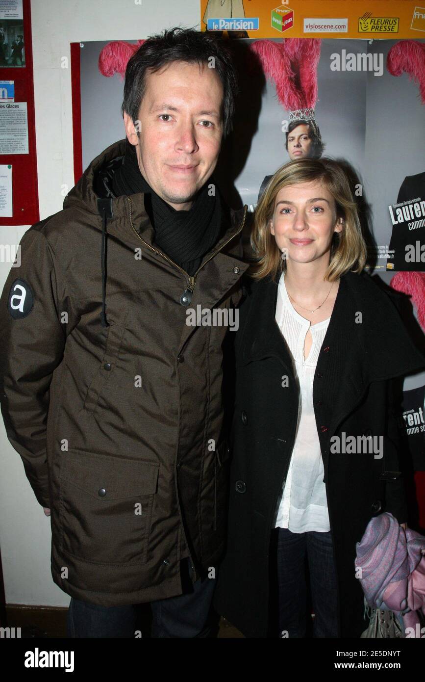 Jean-Luc Lemoine with his wife Adeline attending the 100th ...