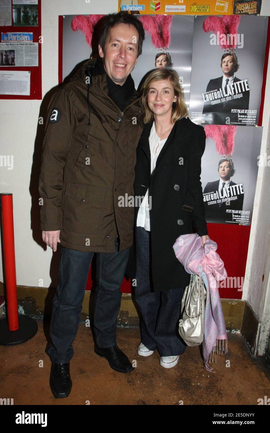 Jean-Luc Lemoine with his wife Adeline attending the 100th ...