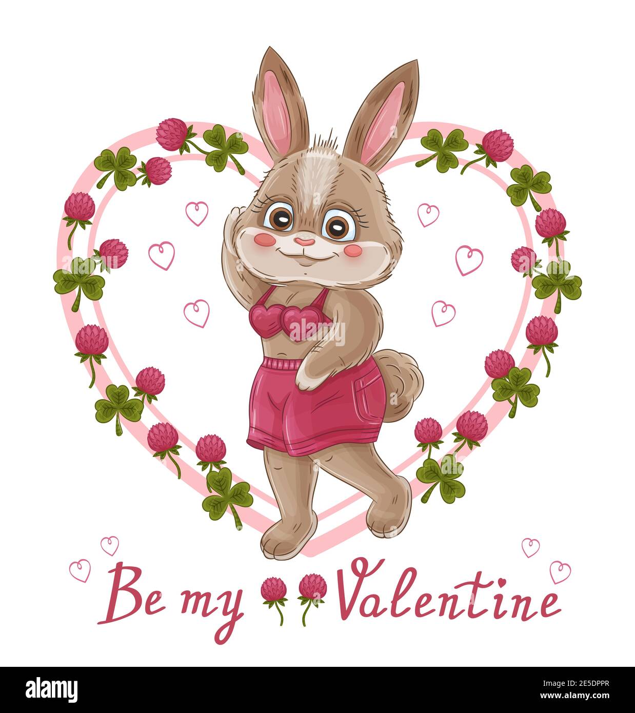 Little hare Stock Vector Images - Alamy