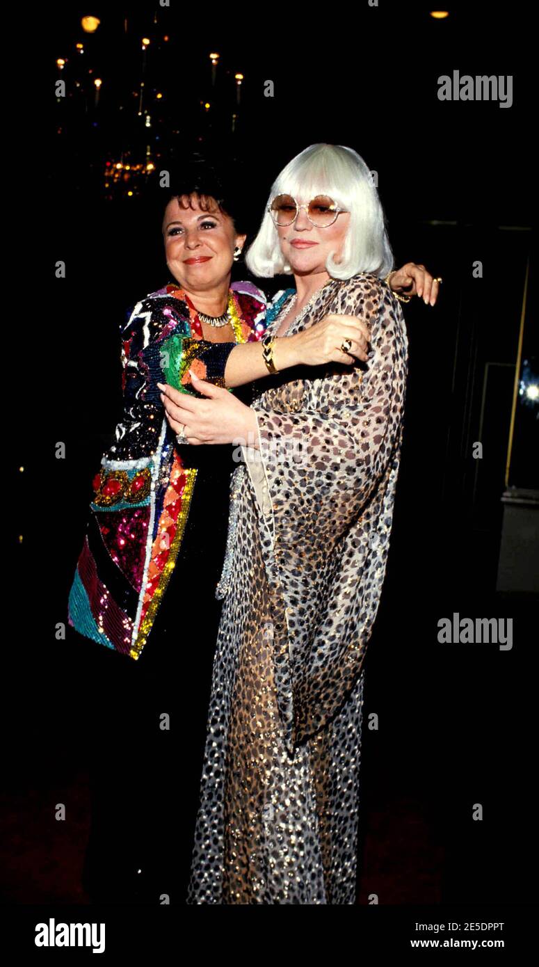 Edie Gorme And Peggy Lee 1987 Credit: Ralph Dominguez/MediaPunch Stock ...