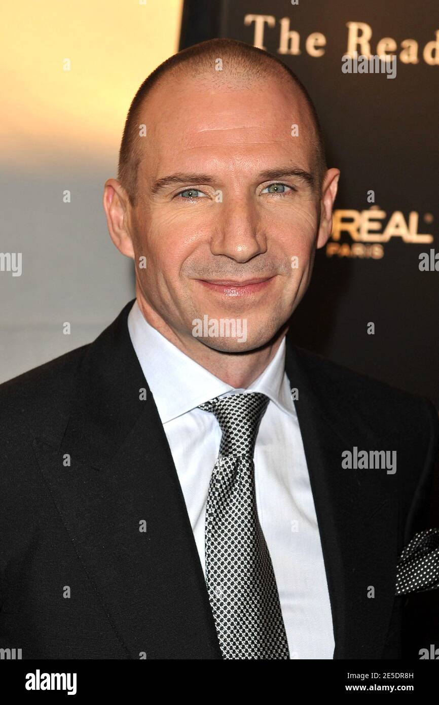 Actor Ralph Fiennes arriving at The Weinstein Company's 'The Reader ...