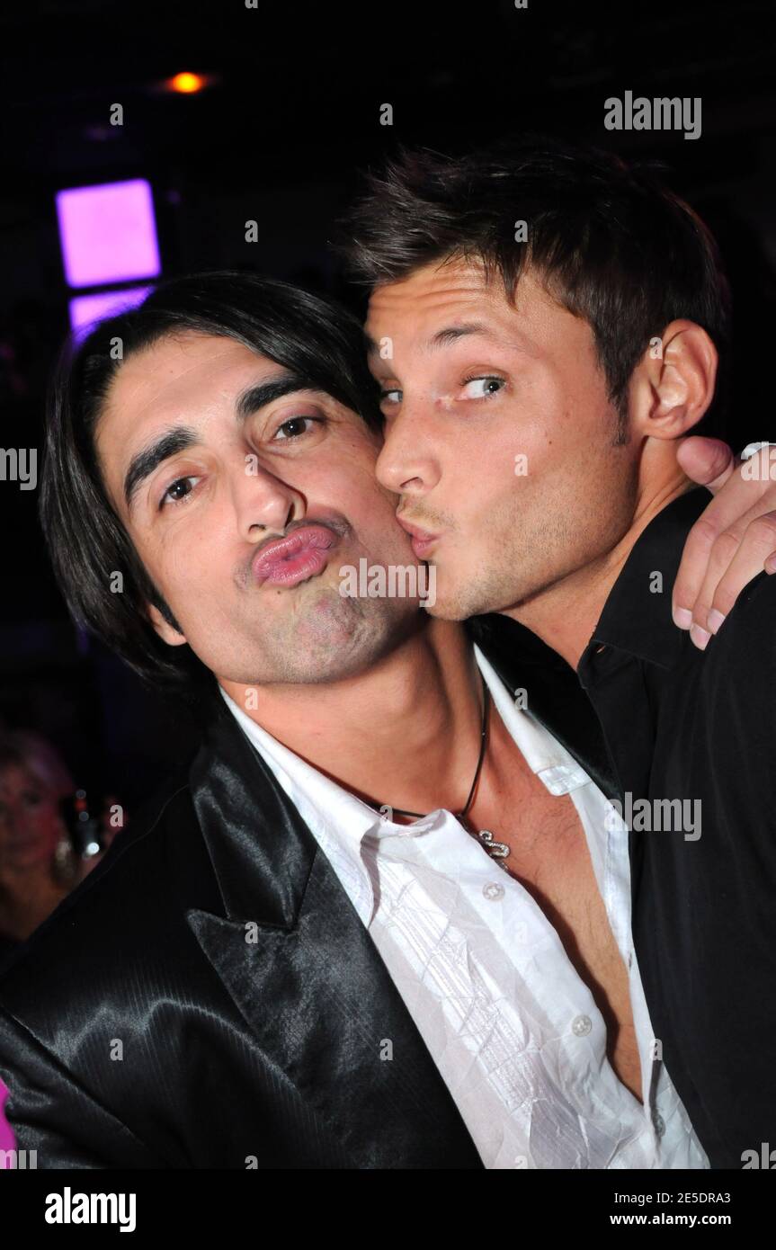 Gregory Basso and Benjamin Bove attend UK R&B singer Shola Ama showcase ...